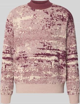 Boss Orange by Hugo Boss Pullover mit geripptem Rundhalsausschnitt Modell Kastet