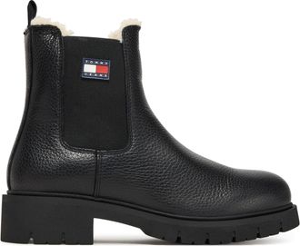 Tommy Jeans Klassische Stiefeletten Tommy Jeans Tjw Chelsea Boot Wl EN0EN02826 Schwarz