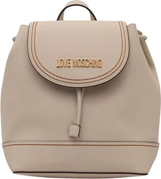 Love Moschino Sac &agrave; dos - Femme - Sacs - Beige - Taille: ONE Size