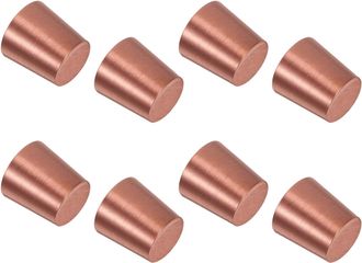 Happyyami 8 St&uuml;ck Teiliges Messing F&uuml;&szlig;e f&uuml;r Holzkisten Konische Hohe Polierte Messingbeine als rutschfeste Stabile Unterlagen f&uuml;r Schneidebretter Schmuckk&auml;sten 