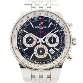 Breitling Pre-owned Montbrillant 47 - Homme - Pre-owned - Noir - Taille: ONE Size