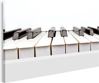 Islandburner Bild auf Leinwand Klavier Tasten Nahaufnahme Bilder Wandbilder Poster