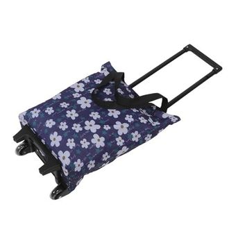 Valiclud Veemoon Chariot de Courses Pliable Monte-Escaliers 3 Roues Chariot Utilitaire Portable &agrave; Cadre Renforc&eacute; Pliable pour Courses Camping et Transport Faci