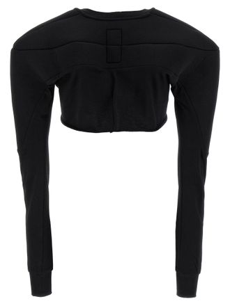 Rick Owens Womens Black Cotton Cardigan Clothing