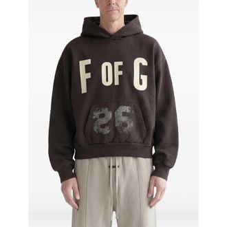 Fear of God F Of G Classic Logo-print Raglan-sleeve Hoodie