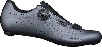 fizik Mixte Overcurve R5 Chaussures de Cyclisme, Gris métallique Noir, 42.5 EU