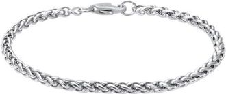 iXXXi Men Bracelet en acier inoxydable pour hommes chaîne ronde argent | 20cm, Medium, Acier inoxydable, Pas de gemme