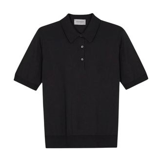 John Smedley Jill Shirt SS - - Tops - Damen - Blau - S