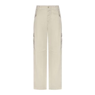 Dolce & Gabbana Popeline-Hosen - - Trousers - Herren - Beige - M