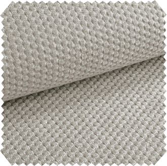 Novely MAKAO Velours Polsterstoff mit Kachel-Optik - Weicher Möbelstoff mit Wabenmuster - Pflegeleichte Meterware 1lfm | Farbe: 02 Perlbeige