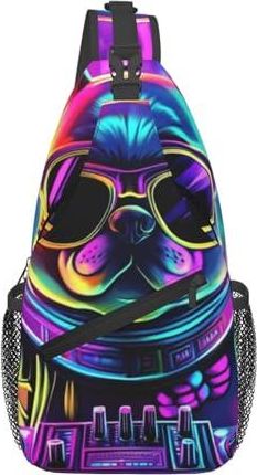 Generic Dj Puppy Sac &agrave; bandouli&egrave;re fluorescent pour homme Sac &agrave; dos de randonn&eacute;e Sac &agrave; dos de voyage