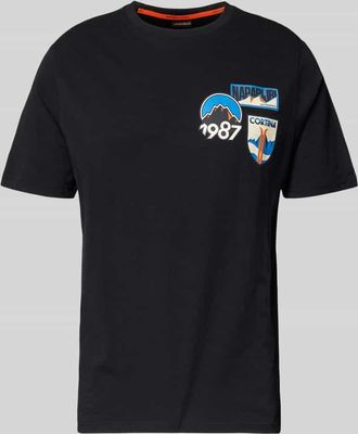 Napapijri T-Shirt mit Label-Print Modell MONTEPIANA