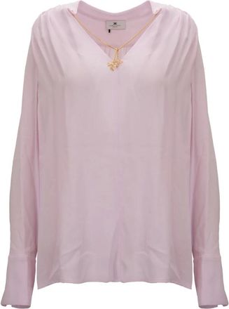 Elisabetta Franchi Damen, Blusen & Hemden, Rosa, XLGröße