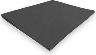 Soleil d'Ocre Soleil dOcre Vermerkt Flaches Blatt, Plat, Baumwolle, Anthrazit, 240 x 300 cm