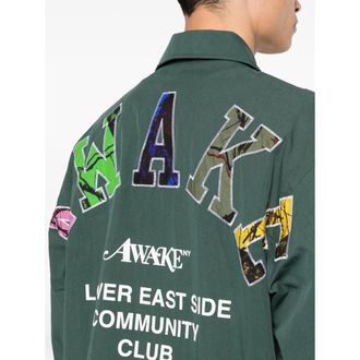 Awake NY Teal Shirt Jacket - Green