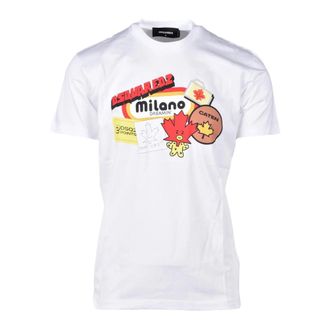 Dsquared2 T-Shirt - - Tops - Herren - Wei&szlig; - XS