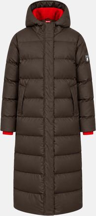 Derbe Derbe Wintermantel Interholm Damen Braun Rot Puffer