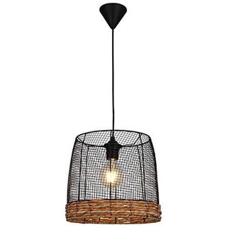 Homemania Hängelampe, Metall, Braun, Schwarz