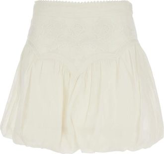 Twinset Femme, Jupes, Blanc, Taille: 36 FR Embroidery