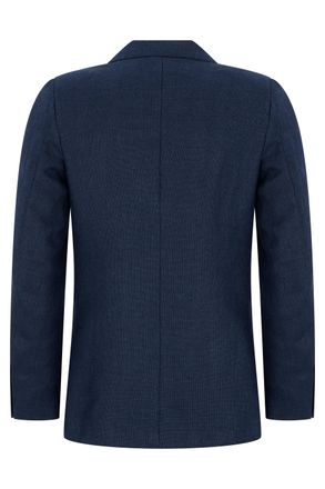 Ermenegildo Zegna Mens Blazer Cotton Jersey Blue Suit & Dinner Jackets