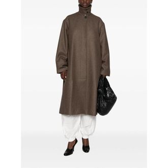 STUDIO NICHOLSON Ria Loden Coat - Brown