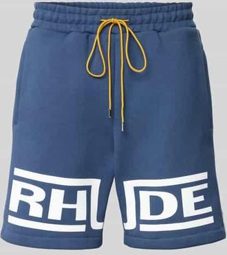 Rhude Sweatshorts mit Label-Print