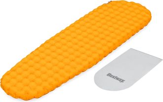 Bestway aufblasbare Single-Isomatte Ridgelite, 183 x 51 x 7,5 cm, 531 g, 150 kg Belastbarkeit, ThermaZone-Isolierung, R-Wert 4,9, TPU-Material, inkl. Kompress