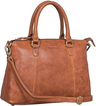 Royalz Payton petit sac à main cuir véritable femme vintage sac bandoulieres sac besace femme moderne, Couleur:Texas marron