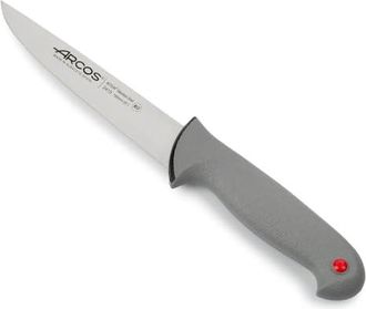 Arcos Couteau de Boucher Professionnel - Lame Acier Inoxydable NITRUM 16 cm - Manche Ergonomique Antidérapant - Pour Viande - Série Colour Prof