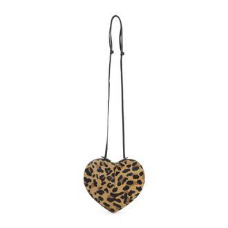Alaia Alaia Hobo Bags - Le Coeur Leopard Shoulder Bag - Gr. unisize - in Braun - f&uuml;r Damen