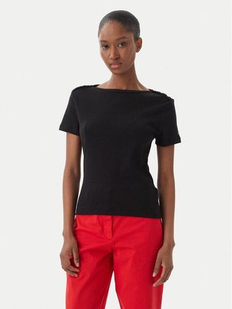Tommy Hilfiger T-Shirt WW0WW49250 Schwarz Slim Fit