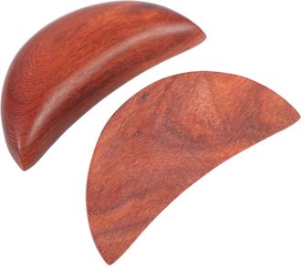 BESPORTBLE Halbmondf&ouml;rmige Holz Wahrsagebecher Yin Yang Opferkelche mit Geschnitztem Drachenmuster Kompakt und Tragbar f&uuml;r Feng Shui und Taoistische Zeremonien