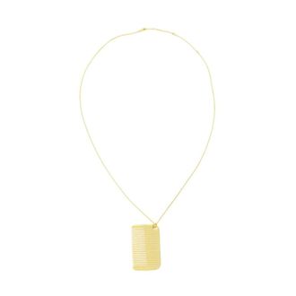 Ami Kamm Anh&auml;nger Halskette - - Accessories - unisex - Gelb - ONE SIZE