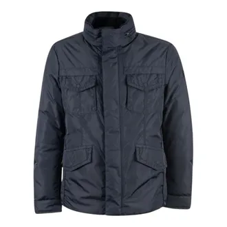 Peuterey Homme, Vestes, Bleu, Taille: M Veste Légère Oxford à Rayures