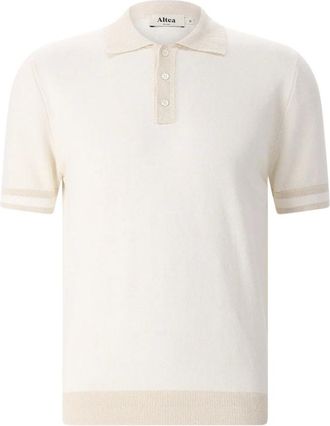 Altea Homme, Tops, Beige, Taille: 2XL Polo &agrave; manches courtes