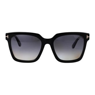Tom Ford Lunettes de soleil Selby - Femme - Accessoires - Noir - Taille: 55 MM