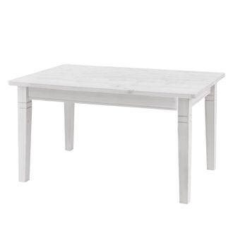 Maison Belfort home24 Esstisch IV 120 x 78cm Wei&szlig;/Kiefer Wei&szlig;