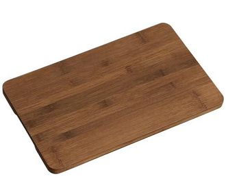 KESPER Schneide- und Servierbrett 59390 aus dunklem Bambus/Holzbrett