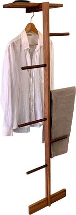 Tidyboy Stummer Diener aus Holz, Design Kleiderleiter, Herrendiener & Modern Stiller Diener für Damen und Herren, Dekoleiter, Kleiderständer, Schlafzimmer Möb