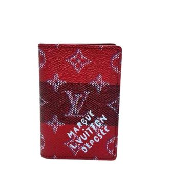 Louis Vuitton unisex, Pre-owned, Rouge, Taille: ONE Size Portefeuille en tissu doccasion