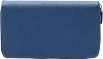Prada Portefeuille long vintage doccasion - Femme - Pre-owned - Bleu - Taille: ONE Size