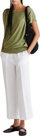 Benetton Damen Maglia Sc Barca M/M 103bd10dx Pullunder, grün, XS