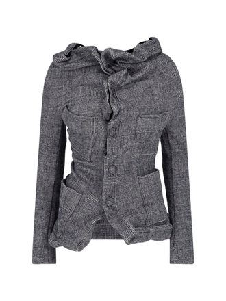 Junya Watanabe Asymmetric Wool-Blend Jacket
