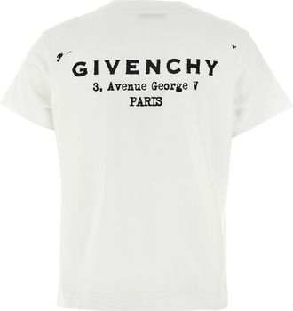 Givenchy Logo-Stamp Printed T-shirt - White