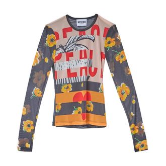 Moschino Femme, Tops, Multicolore, Taille: 36 FR Maglia Tulle ML