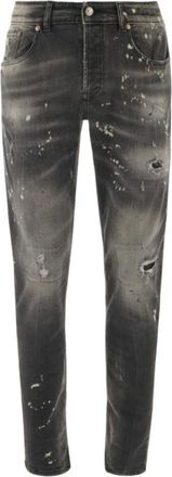 John Richmond Homme, Jeans, Gris, Taille: W38 Jeans Slim Fit