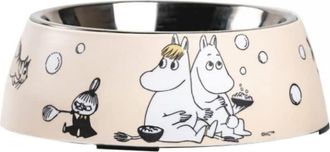 Muurla Futternapf - Mumins - Emaille, Edelstahl - Farbe: beige - (&Oslash;xH): 17,5 x 5,5 cm - Gr&ouml;&szlig;e M