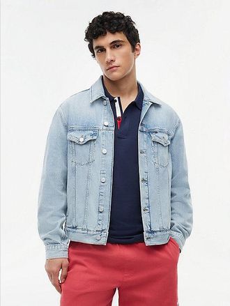 Tommy Hilfiger Veste trucker Ryan colour-block en denim
