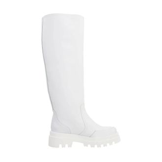 Yellow Femme, Chaussures, Blanc, Taille: 39 EU Bottes Hautes Tendance avec Finition Gomato