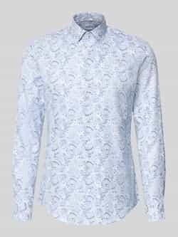 Jake*s Slim Fit Businesshemd aus reiner Baumwolle